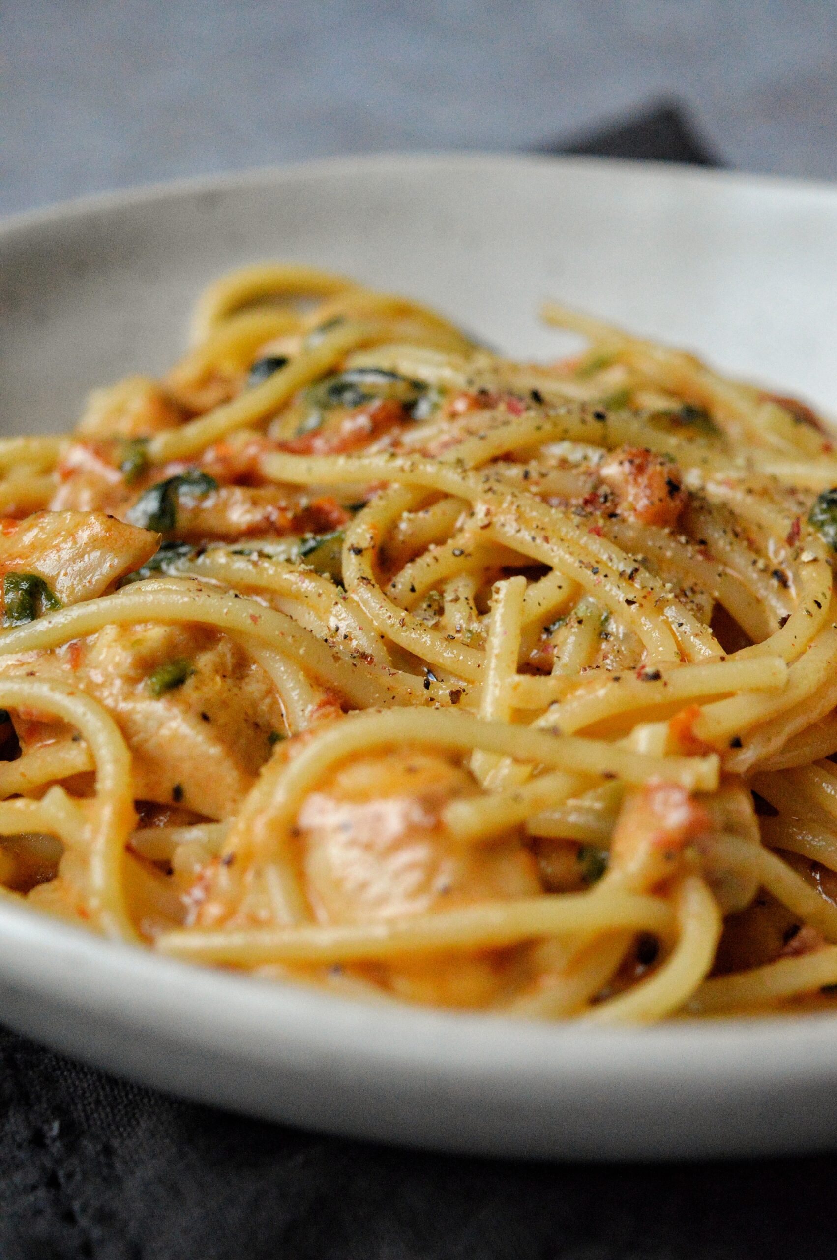 Krämig kycklingpasta